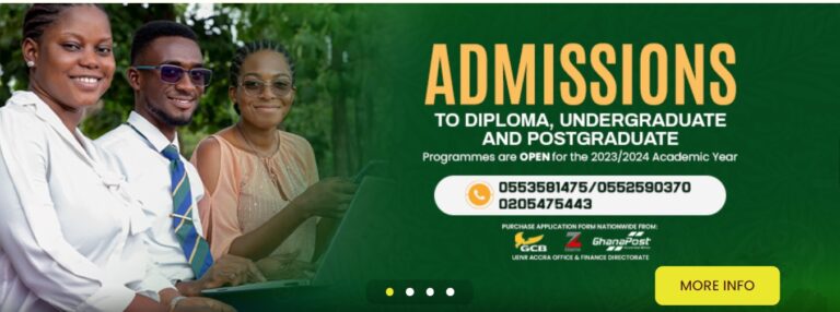 UENR CUT-OFF POINTS AND COURSES FOR THE 2025/2026 ACADEMIC YEAR ...