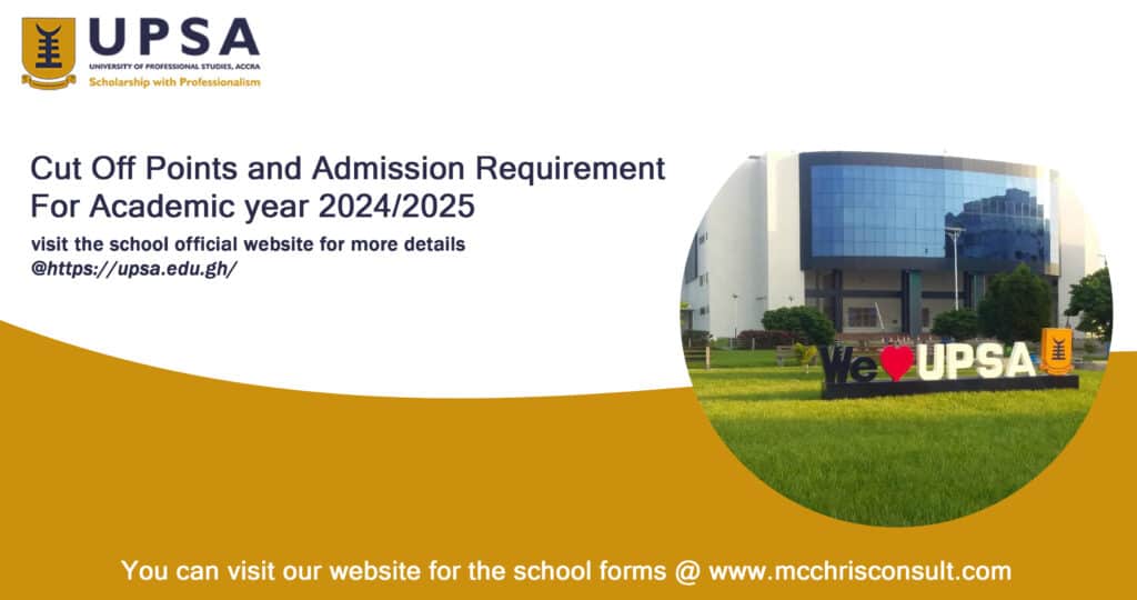 UENR CUT-OFF POINTS AND COURSES FOR THE 2024/2025 ACADEMIC YEAR ...